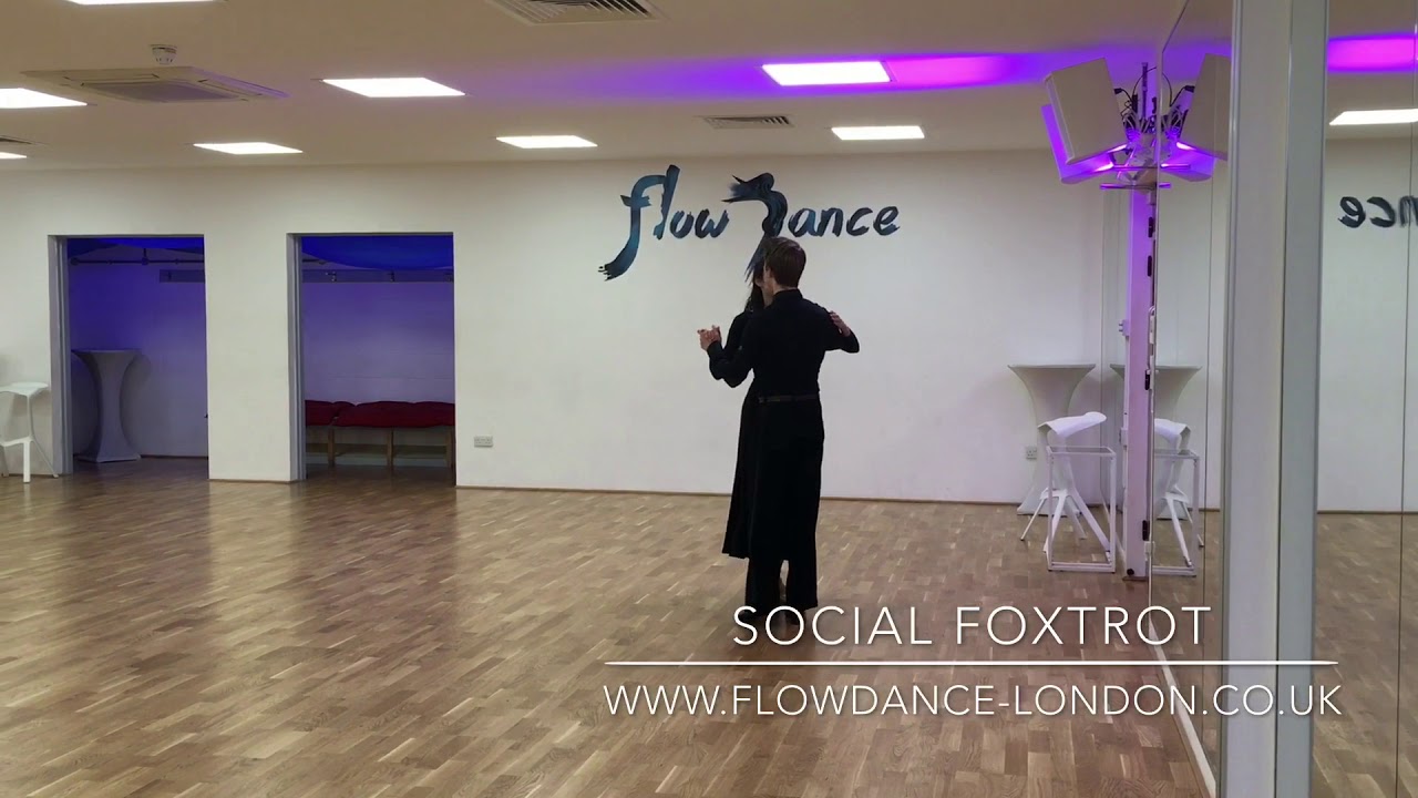 How to dance Social Foxtrot or Slow Rhythm - Zigzag, Promenade, Lady ...