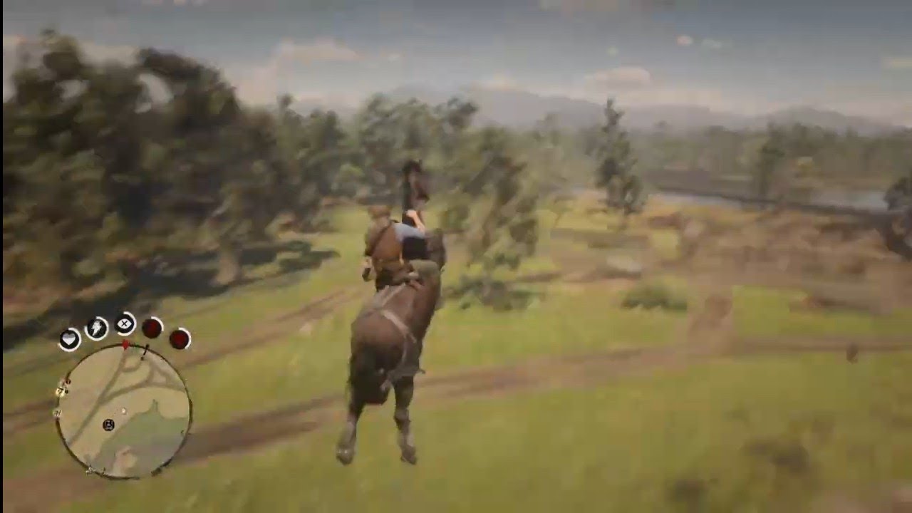 RDR2 - Trampoline Tent Glitch + Horse Compilation - YouTube
