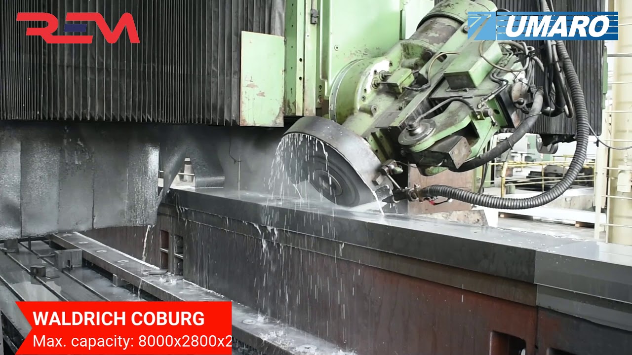 Showcasing the Slideways Grinding Machine Waldrich Coburg - YouTube