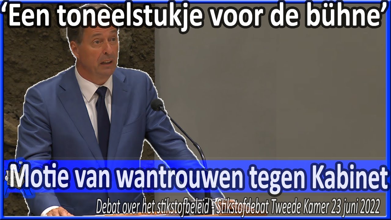 Motie van wantrouwen Edgar Mulder na 'Toneelstukje voor de bühne ...