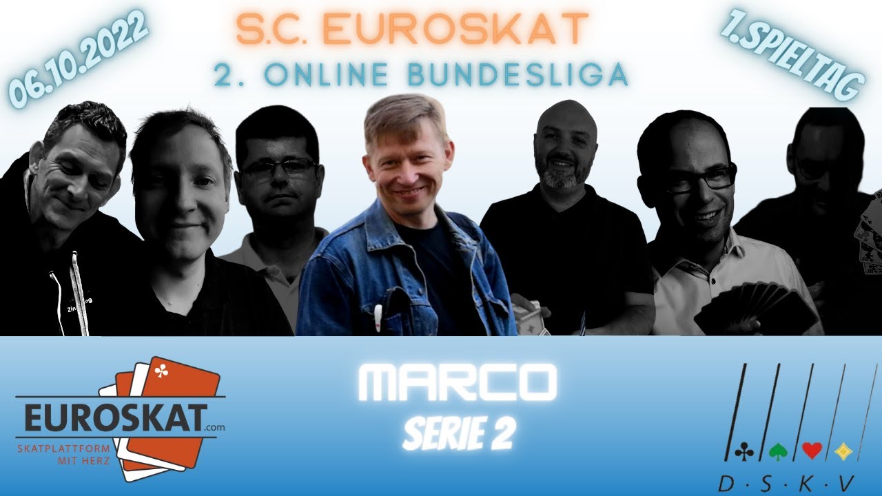 Live-Skat 2. Online Bundesliga 2. Serie Staffel 2 im Streamer-Team ...