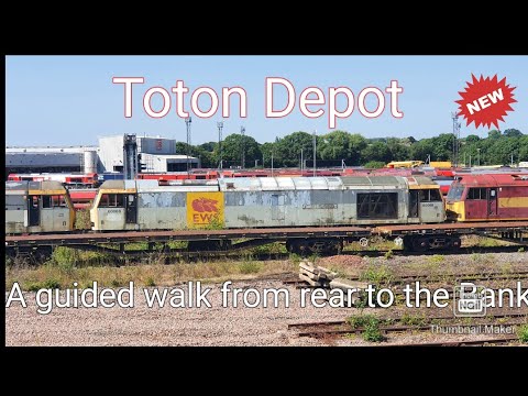 Toton Depot, a guided walk around, from the rear, through the old ...