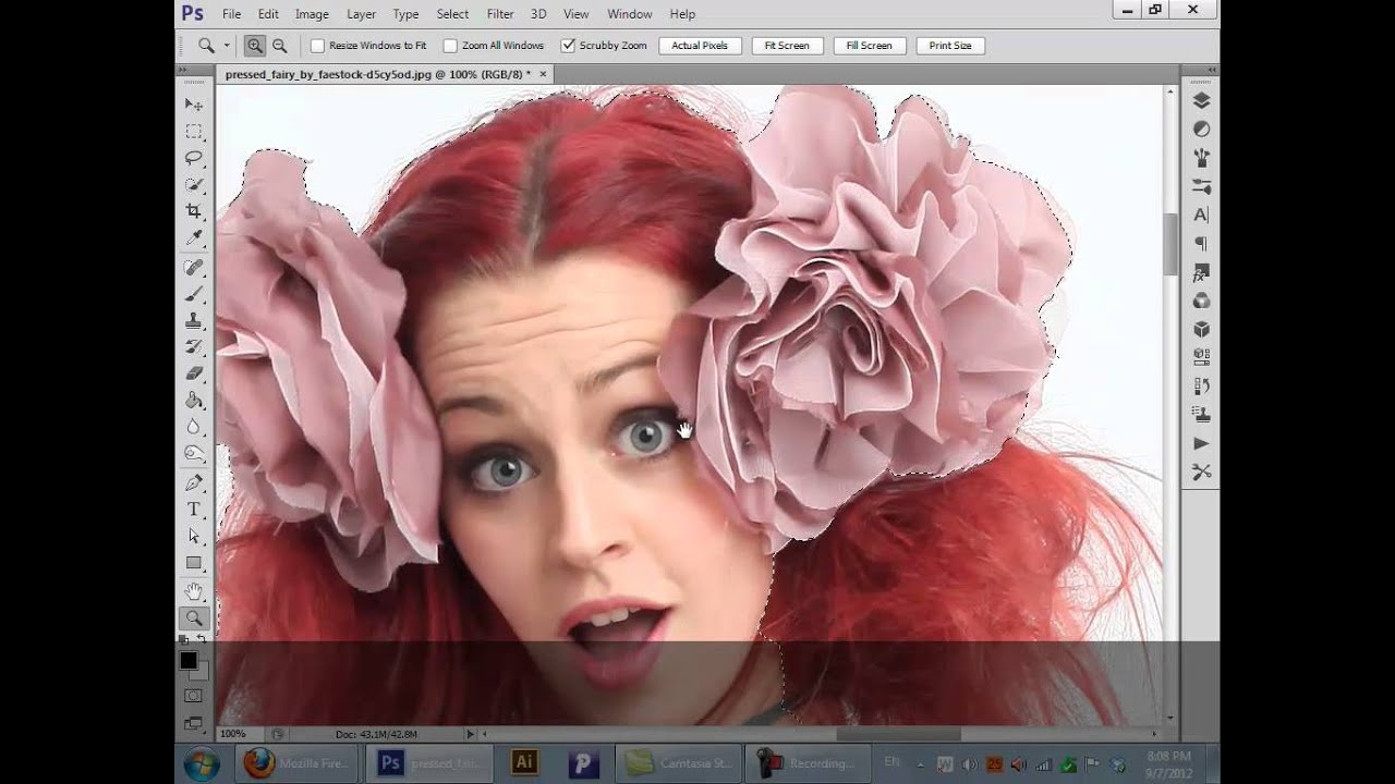 Adobe Photoshop guide: How to cut pictures - Tutorial #4 - YouTube