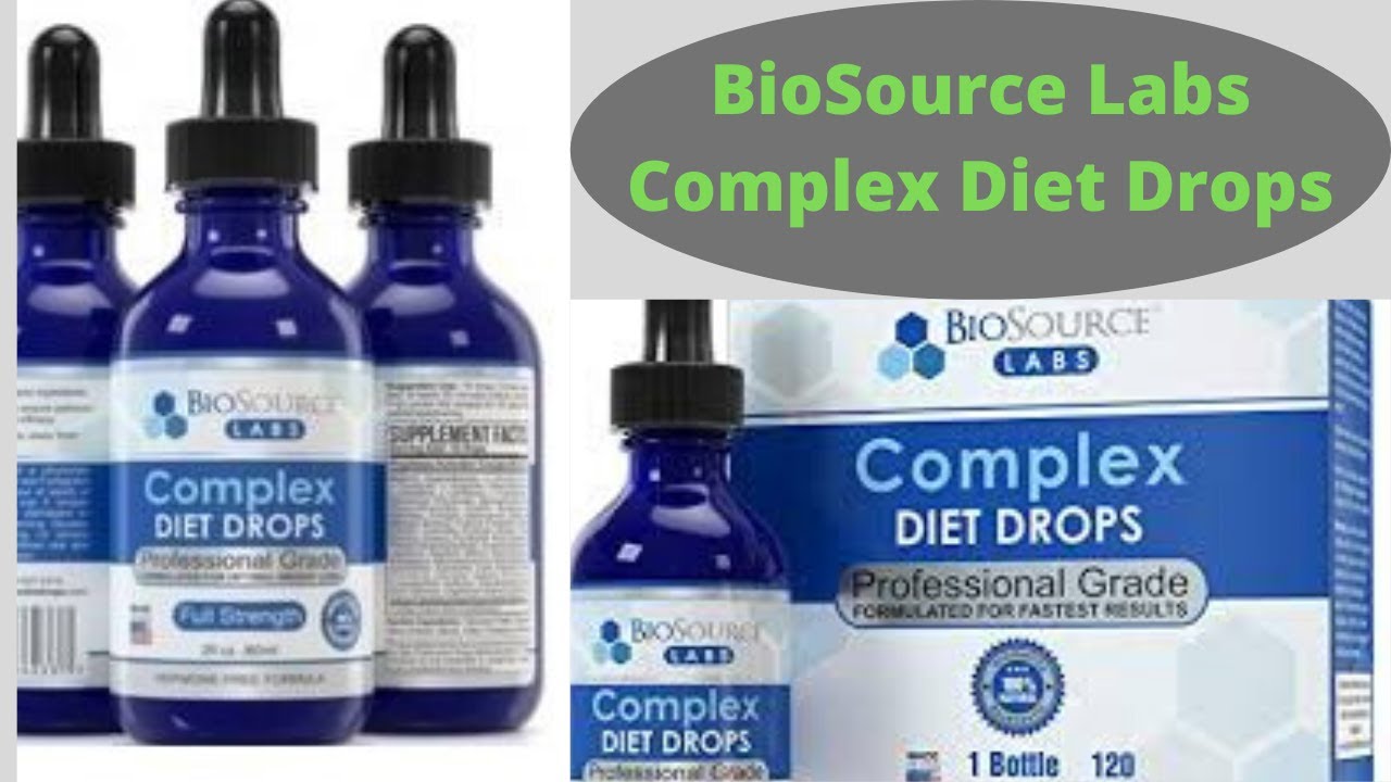 Biosource labs complex diet drops. - YouTube