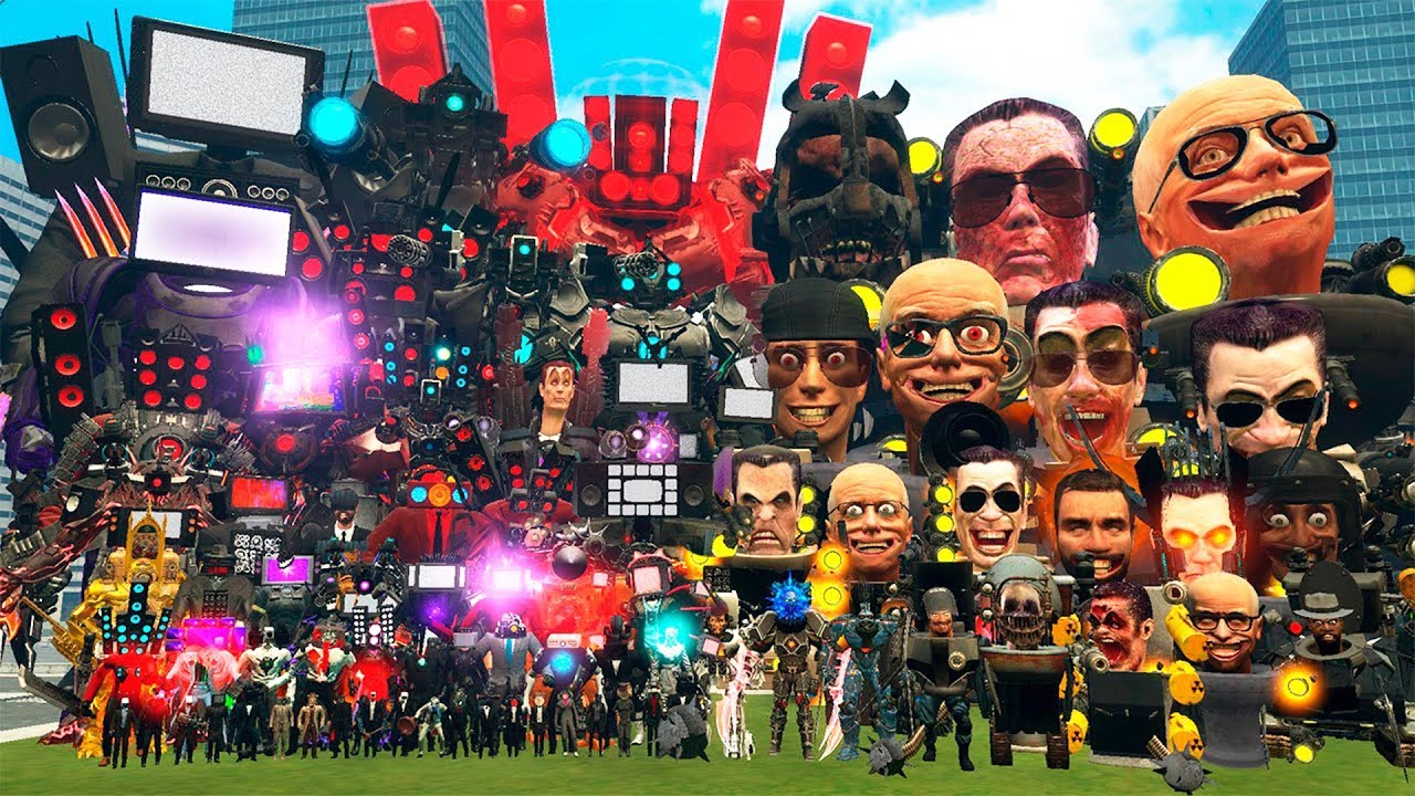 TV MAN ULTRA, CAMERAMAN SUPER AND SPEAKERMAN RED VS 1 75 SKIBIDI TOILET ...