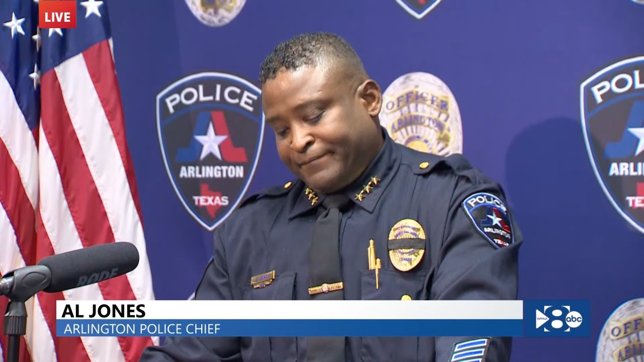 UPDATE: Arlington police chief releasing statement on officer death from this morning - YouTube