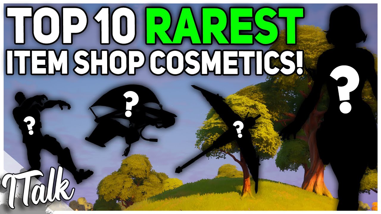 Top 10 RAREST Fortnite Item Shop Cosmetics In 2023! - YouTube