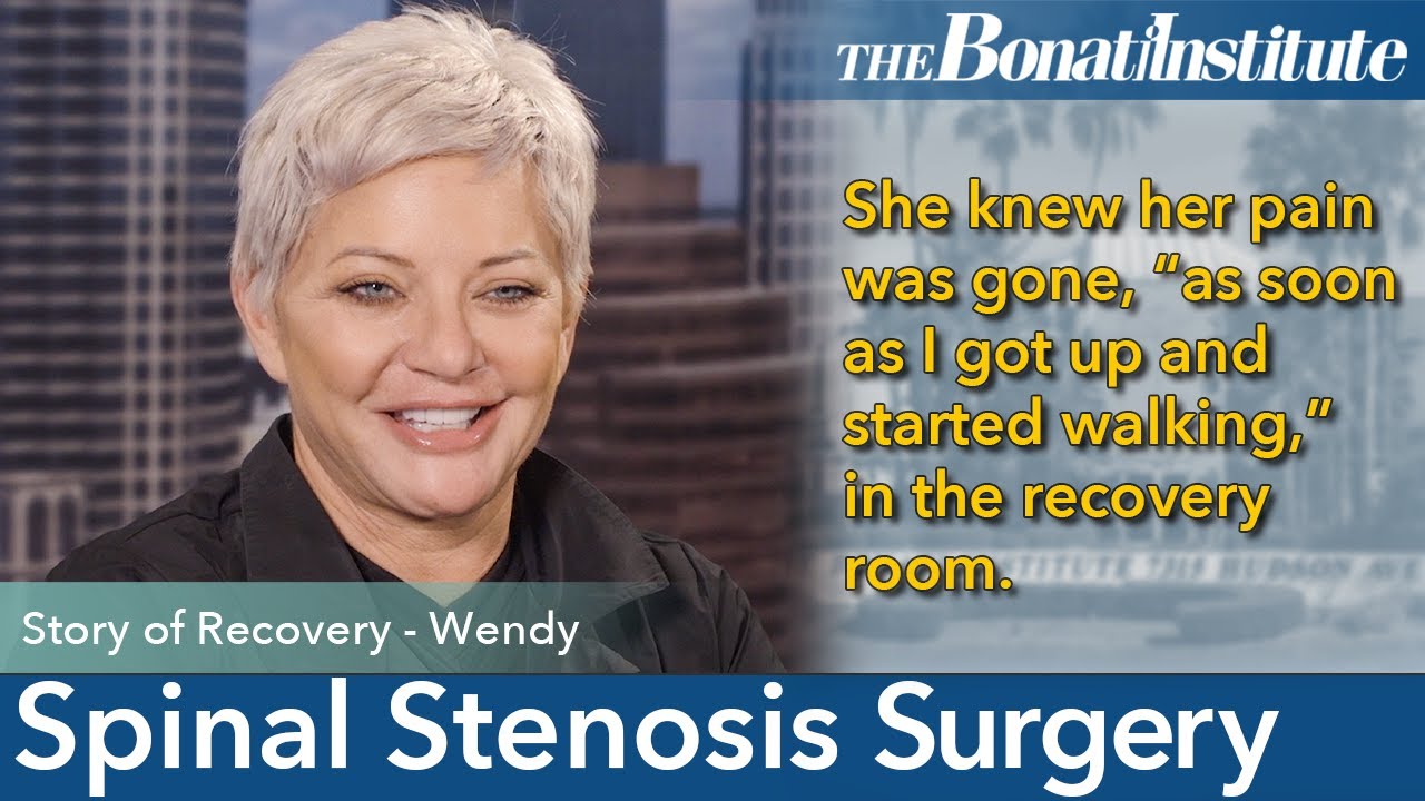 Wendy's Successful Spinal Stenosis Surgery Story - YouTube