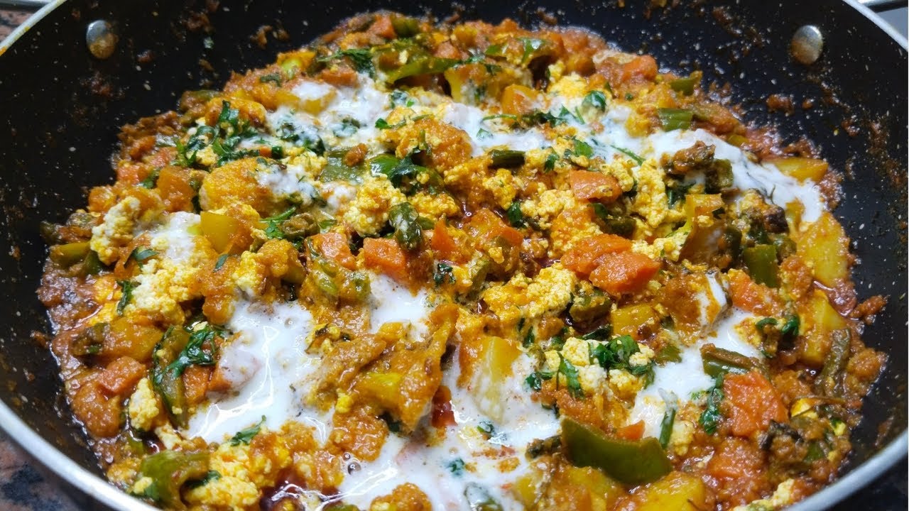 Paneer Mix Veg Recipe |😃Easy Recipe😃| Mix Vegtable Recipe | Mix Veg ...