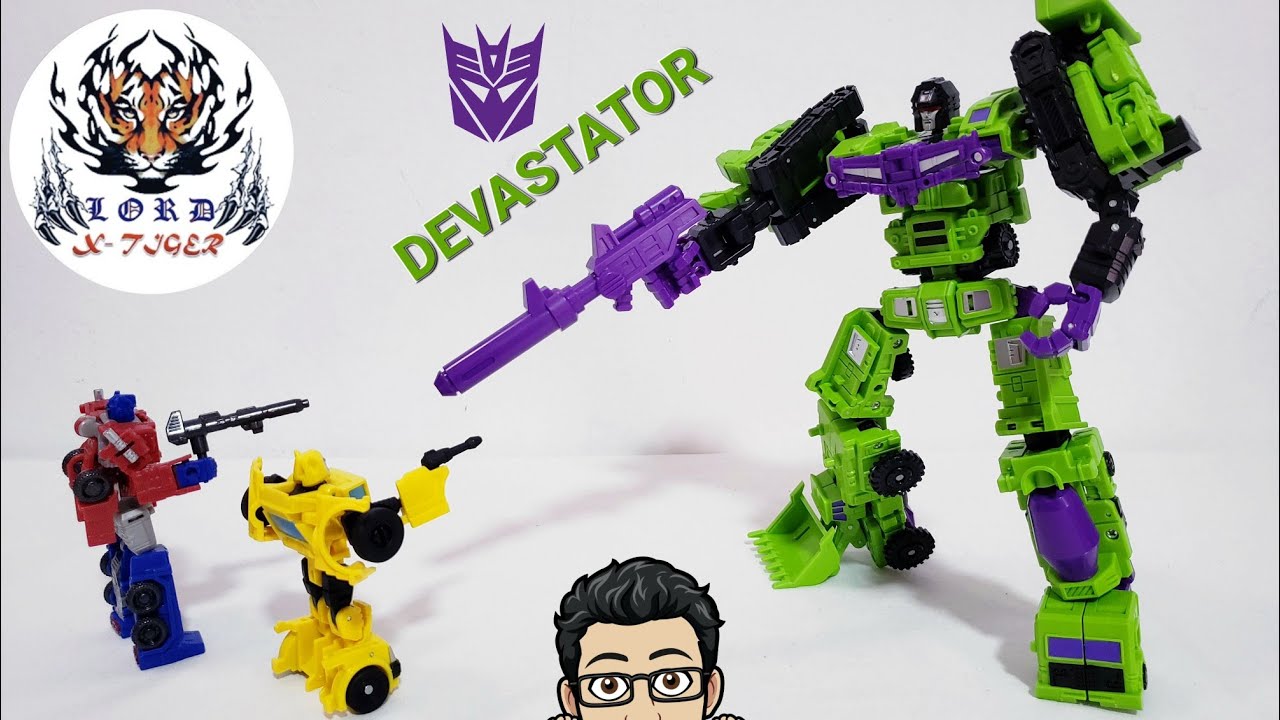 Transformers Constructicons, Devastator KO (Legend Class) - YouTube