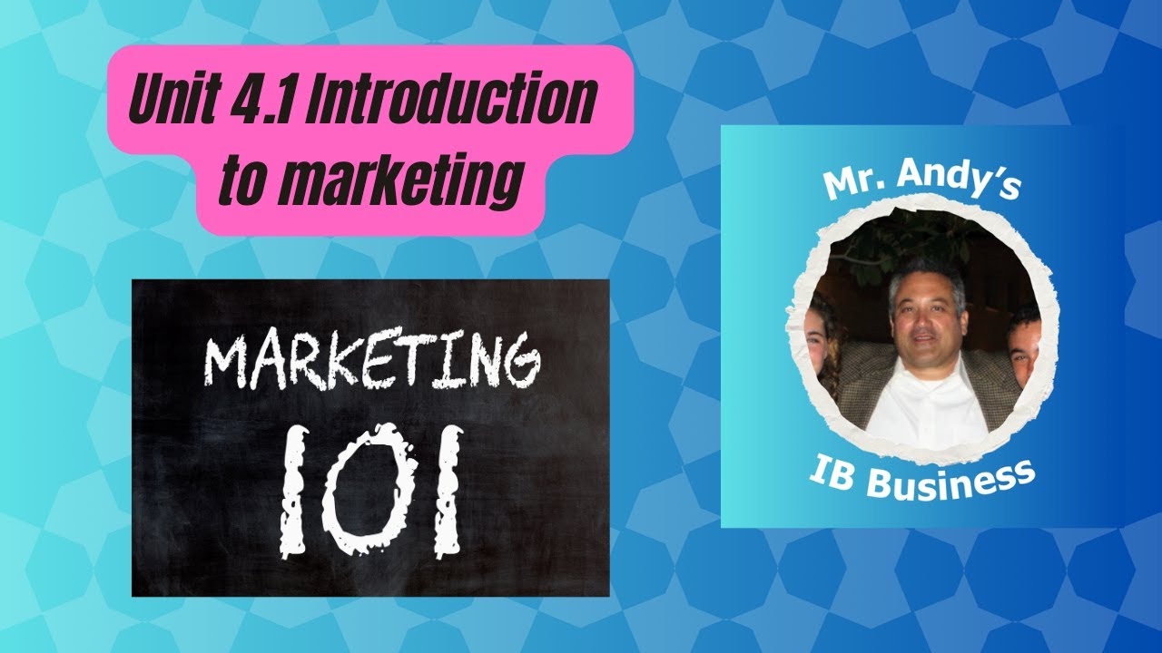 IB Business Review | Unit 4.1 Introduction to marketing - YouTube