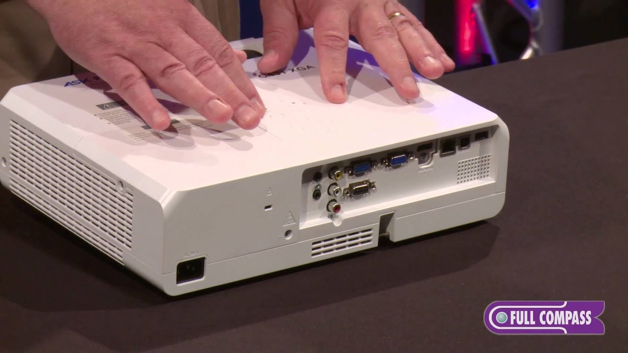 ASK Proxima C4 Series LCD XGA Projectors Overview | Full Compass - YouTube