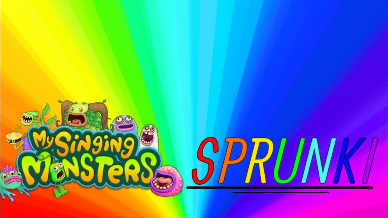 My singing monster characters singing with sprunki characters # ...