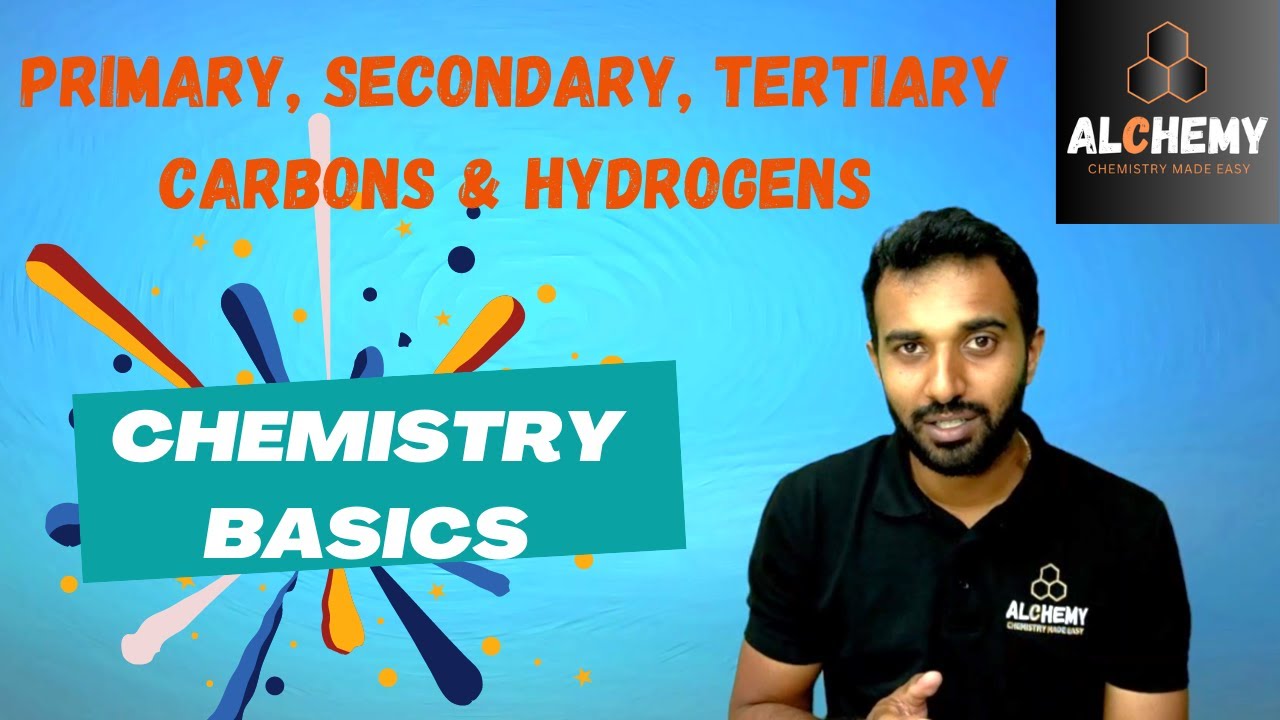 PRIMARY, SECONDARY, TERTIARY CARBONS & HYDROGENS - YouTube