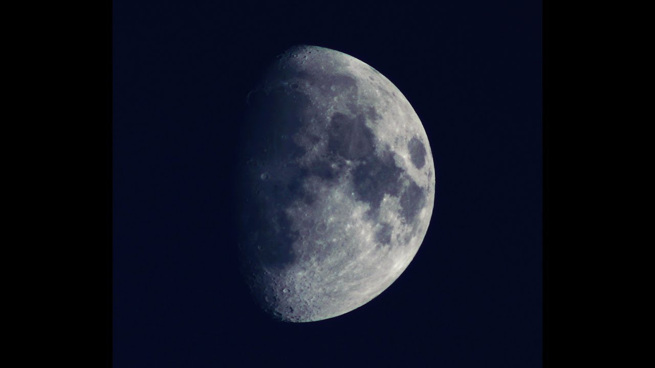 Moon recorded with Russian Zenit 300mm lens on Sony a6300 - YouTube