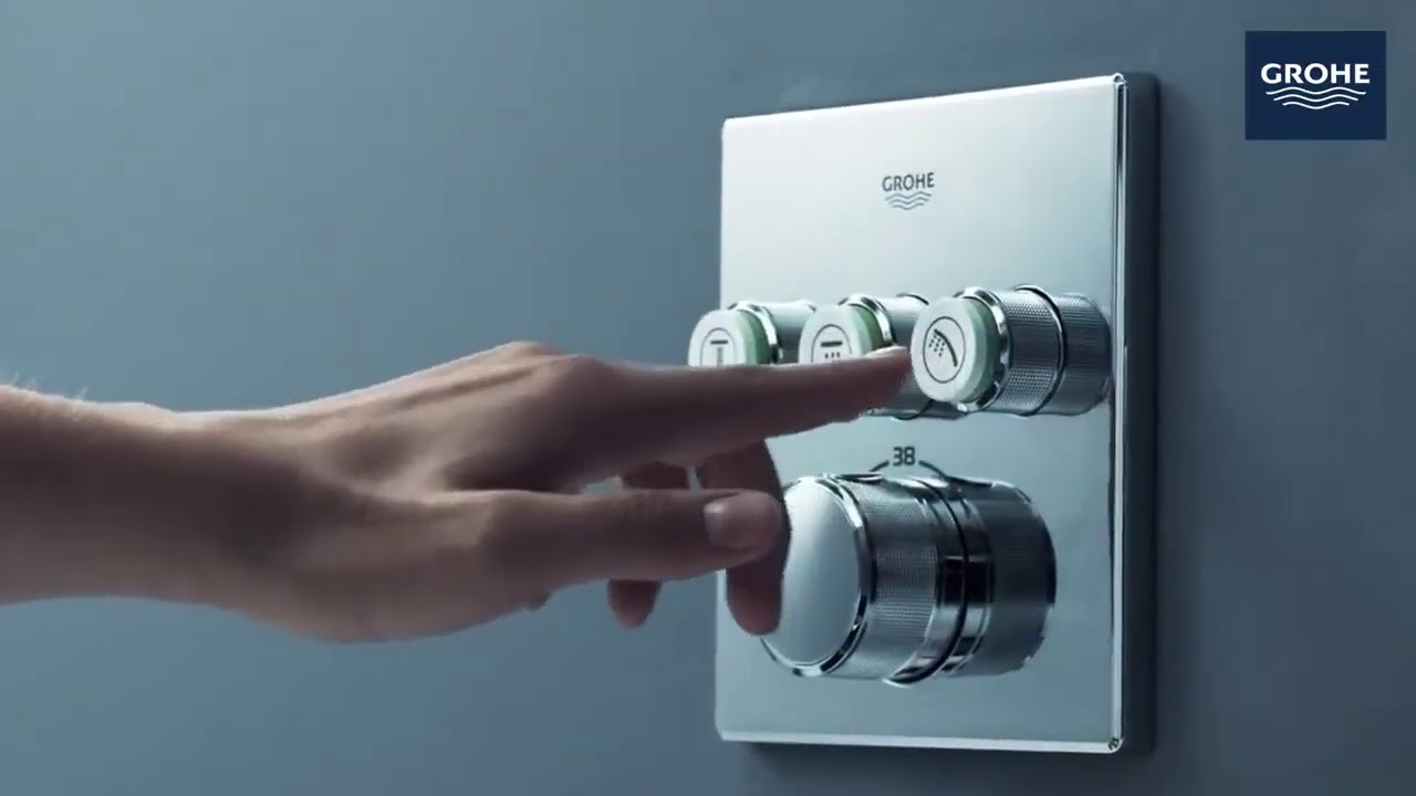 Обзор душевой системы для душа Grohe SmartControl 34712000 - YouTube