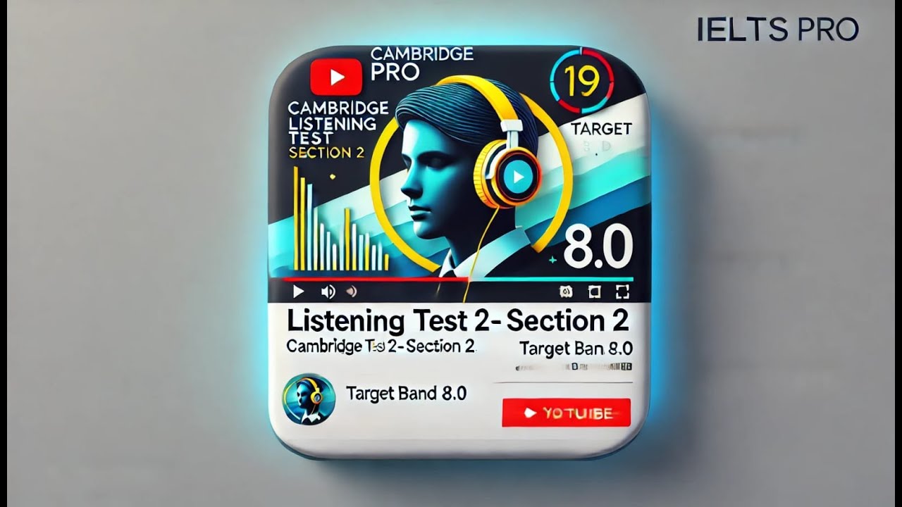 target 8.0 band score ! #cambridge19 #listenigntest2 #section2 # ...