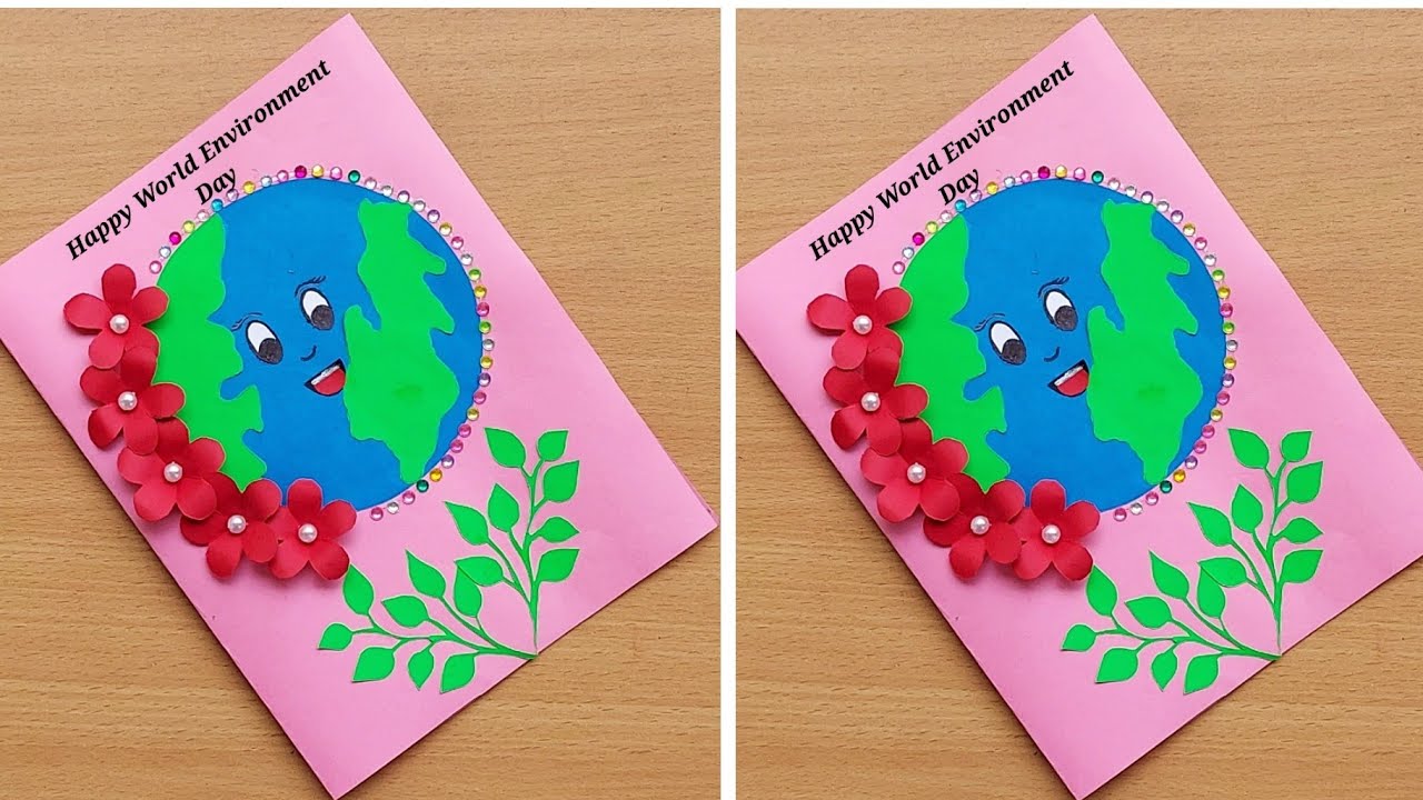 DIY Environment day poster/Environment day Card making/Easy and ...