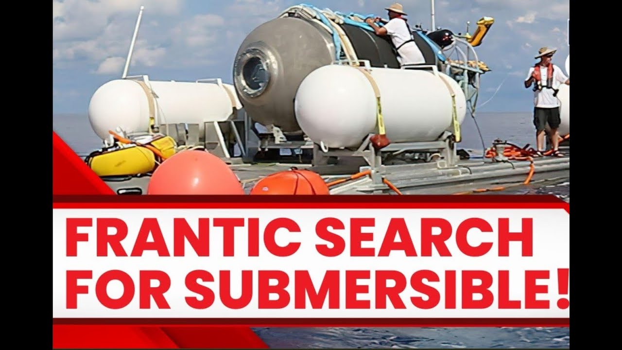 Breaking News!! OceanGate Titanic tourist submarine gone Missing... # ...