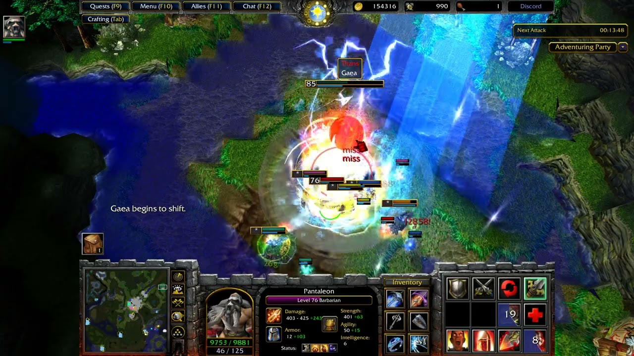 TBR The Black Road RPG - Barbarian - Game #3 - Warcraft 3 Custom Map ...