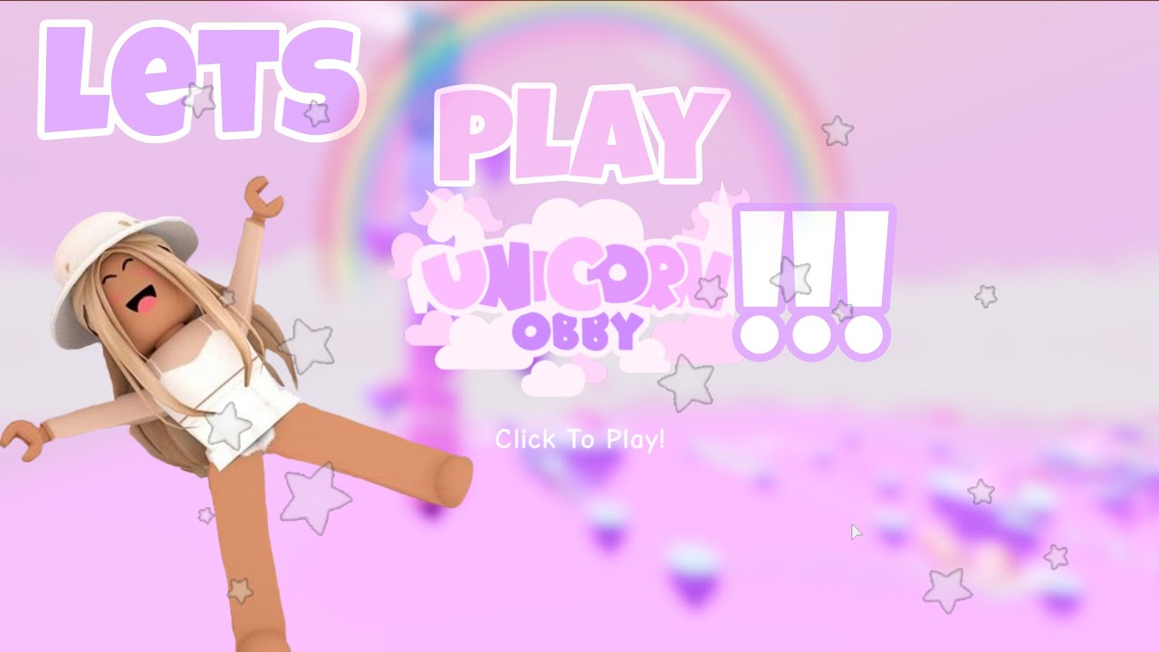 Lets Play Travel To Unicorn Island Obby! - YouTube