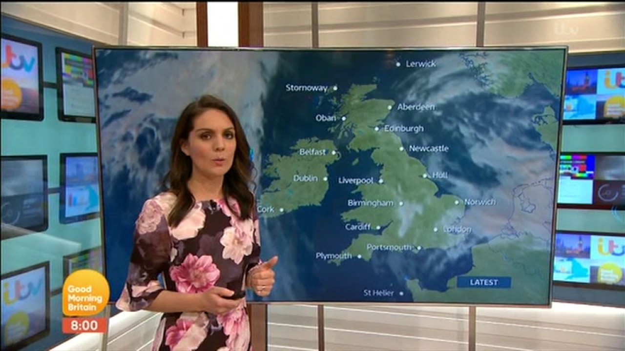 Laura Tobin GMB Weather 2017 05 02 - YouTube