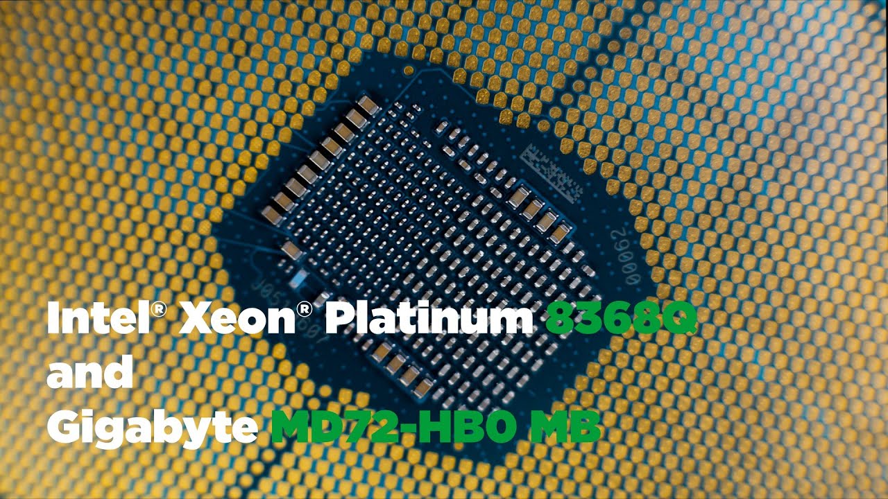 Rare Intel® Xeon® Platinum 8368Q review soon! - YouTube