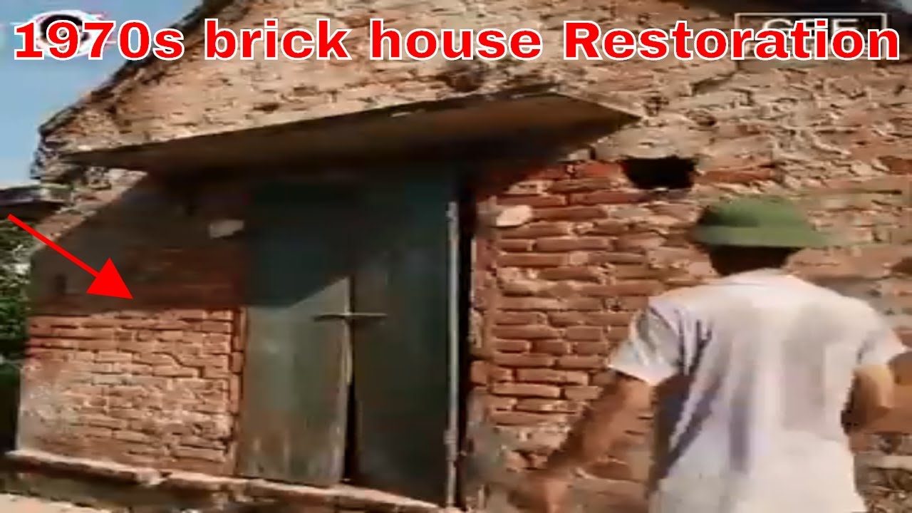 1970 s brick house restoration with bricklaying - Bricklaying Model ...
