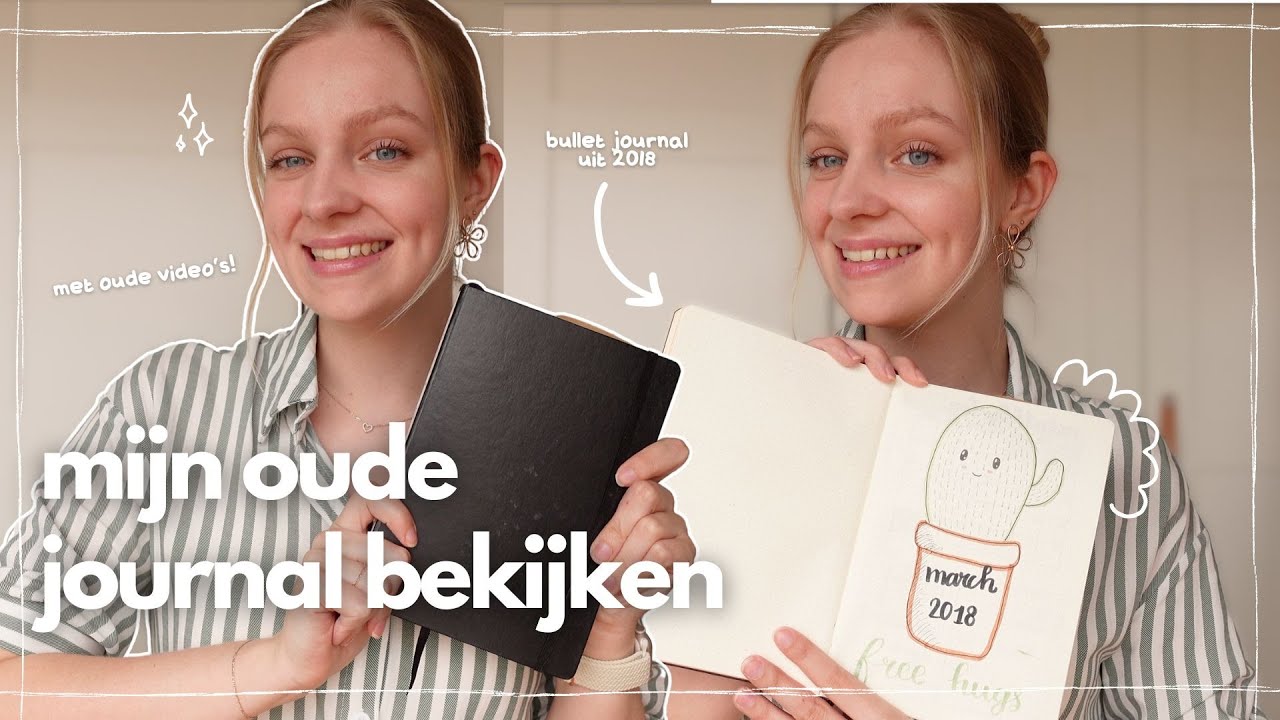mijn oude bullet journal uit 2018 bekijken | met oude video beelden ...