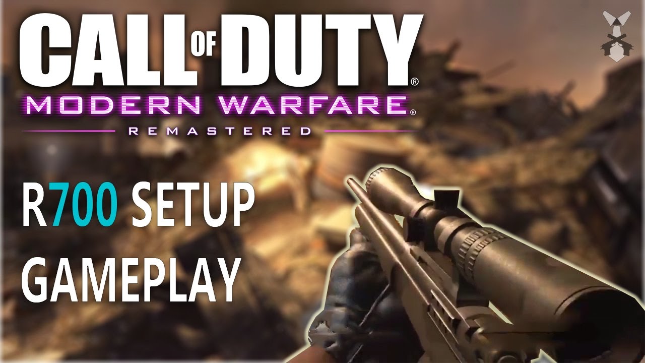 R700 SNIPER 1-SHOT-1-KILL (more COD4 remastered) - YouTube