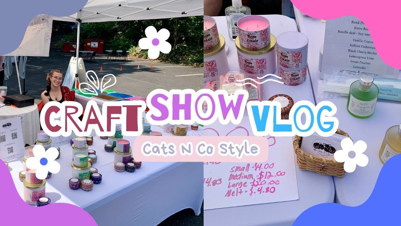 Craft Show Vlog - Summer Edition - YouTube