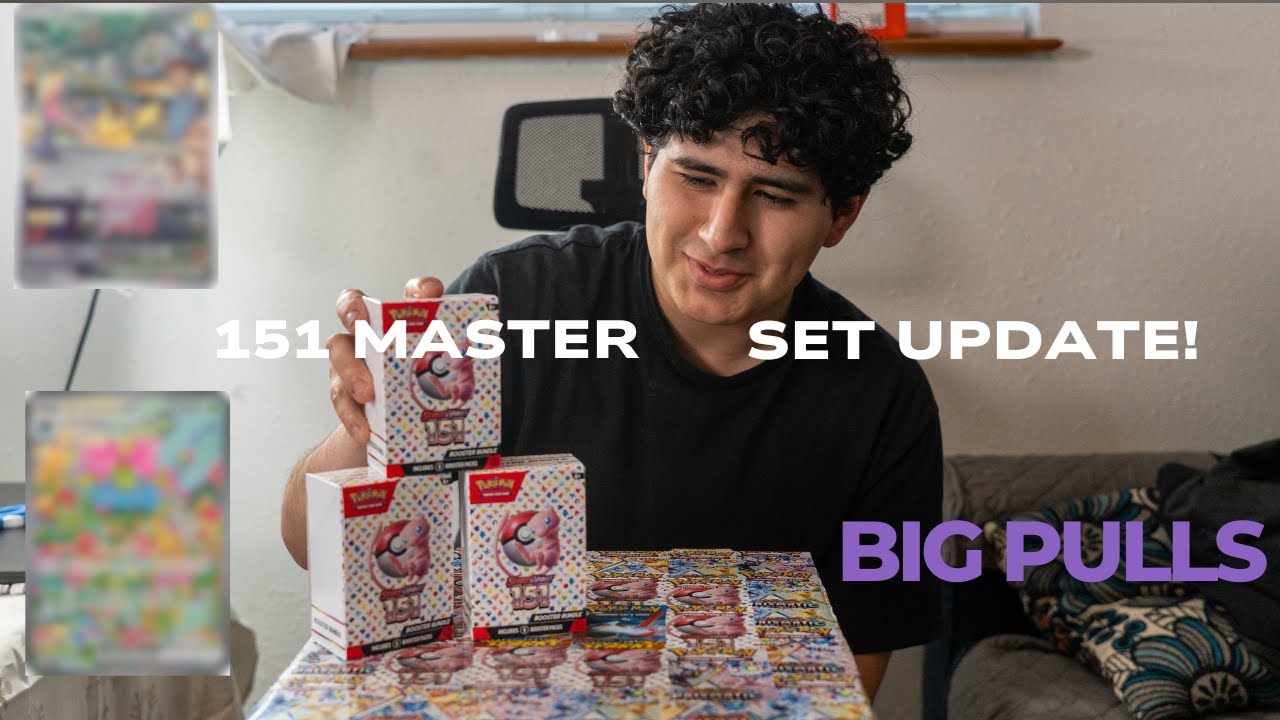 151 Master Set Binder, Booster Bundle Opening! - YouTube