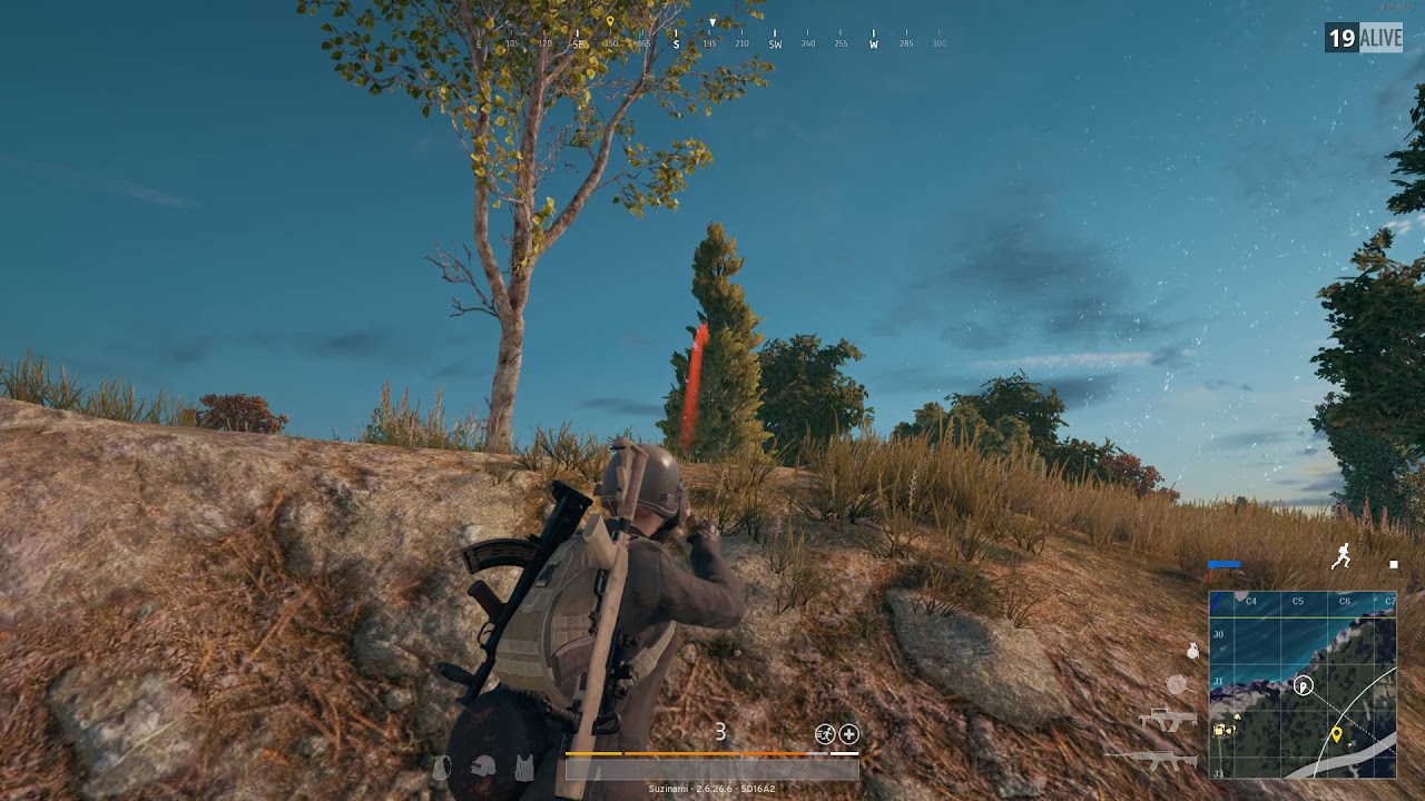 PLAYERUNKNOWN'S BATTLEGROUNDS: Smoke Grenade ;) - YouTube