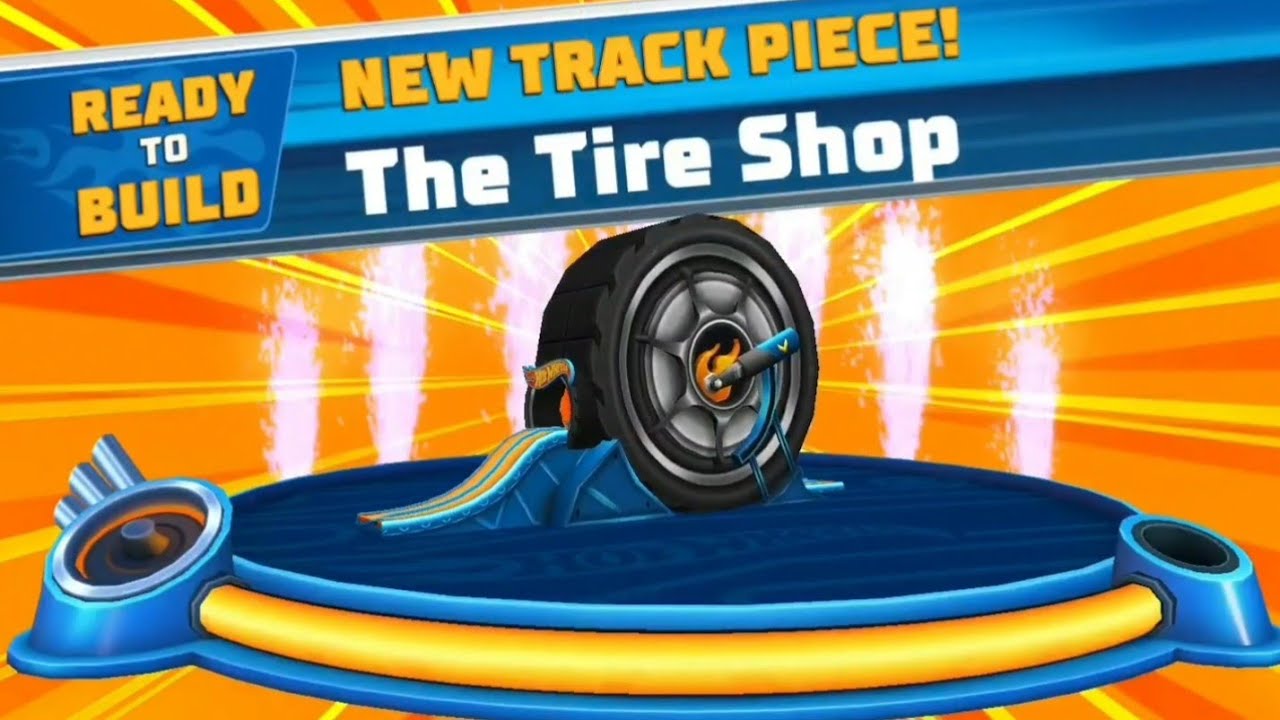 THE TIRE SHOP | NEW TRACK PIECE! | HOT WHEELS UNLIMITED | DAILY ...