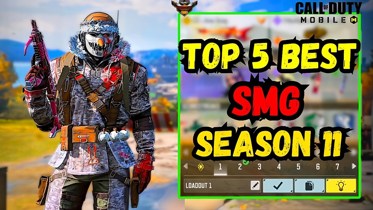 Top 5 Best SMG in Season 11 CODM 2024 | Gunsmith Loadout/Class Setup ...