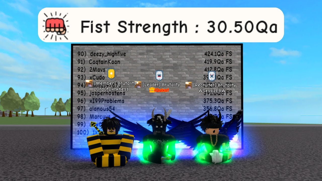 🔥30 Quadrillion Fist Strength🔥| Roblox | Super Power Training Simulator ...