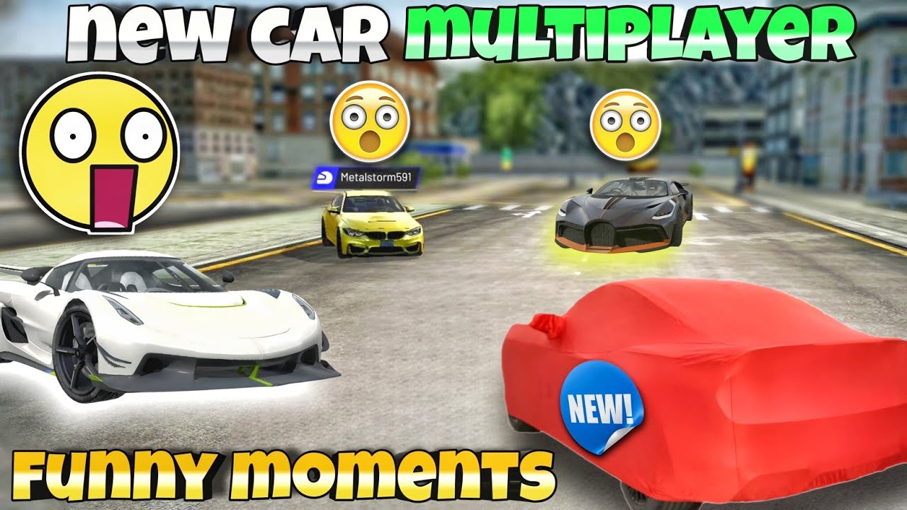 New car😱||Multiplayer||Funny moments😂||Extreme car driving simulator🔥 ...