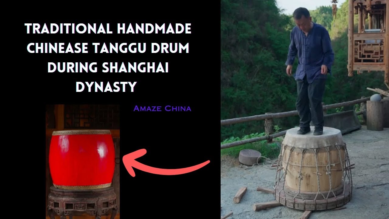 Traditional Handmade chinease Tanggu Drum | Thunder Drum #youtube # ...
