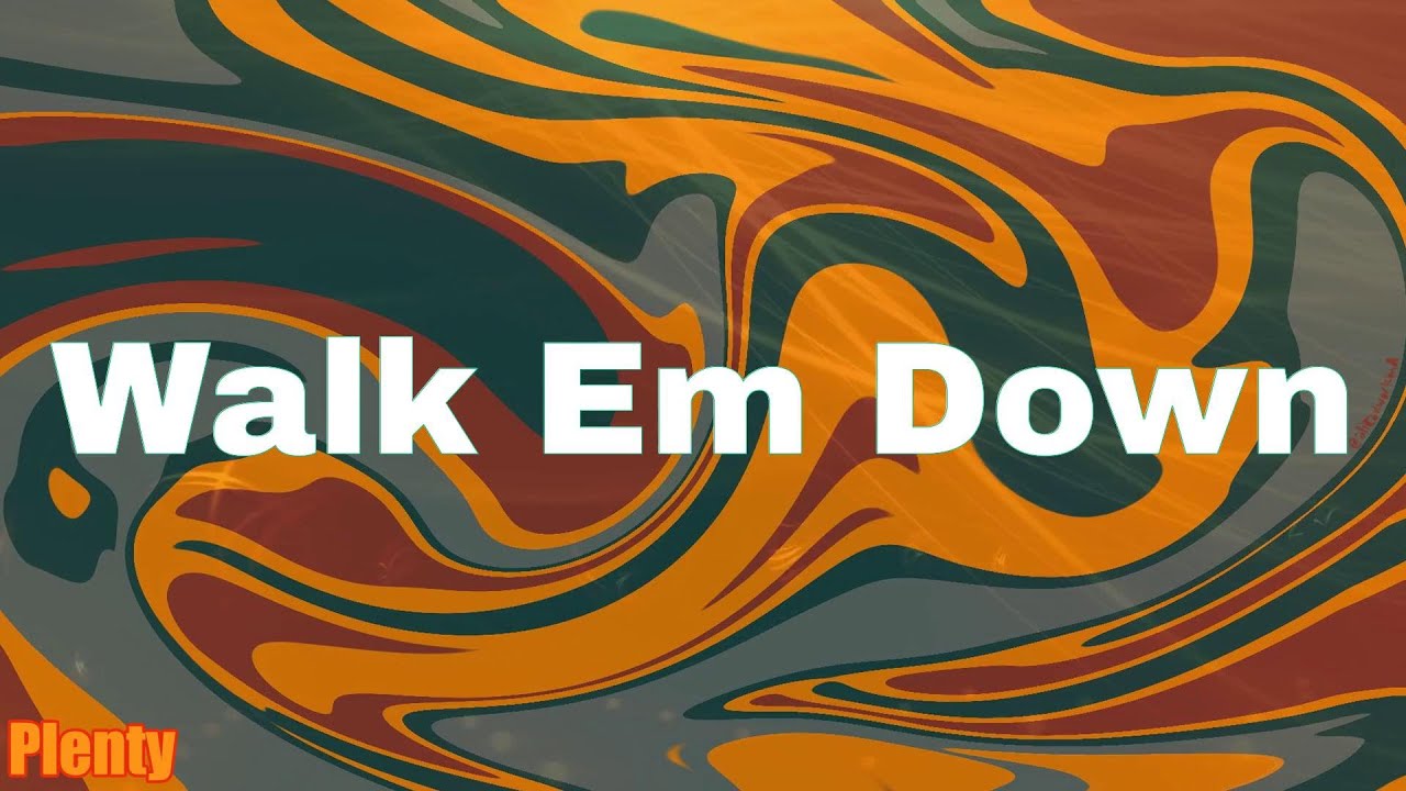 Walk Em Down - NLE Choppa (Lyrics) - YouTube