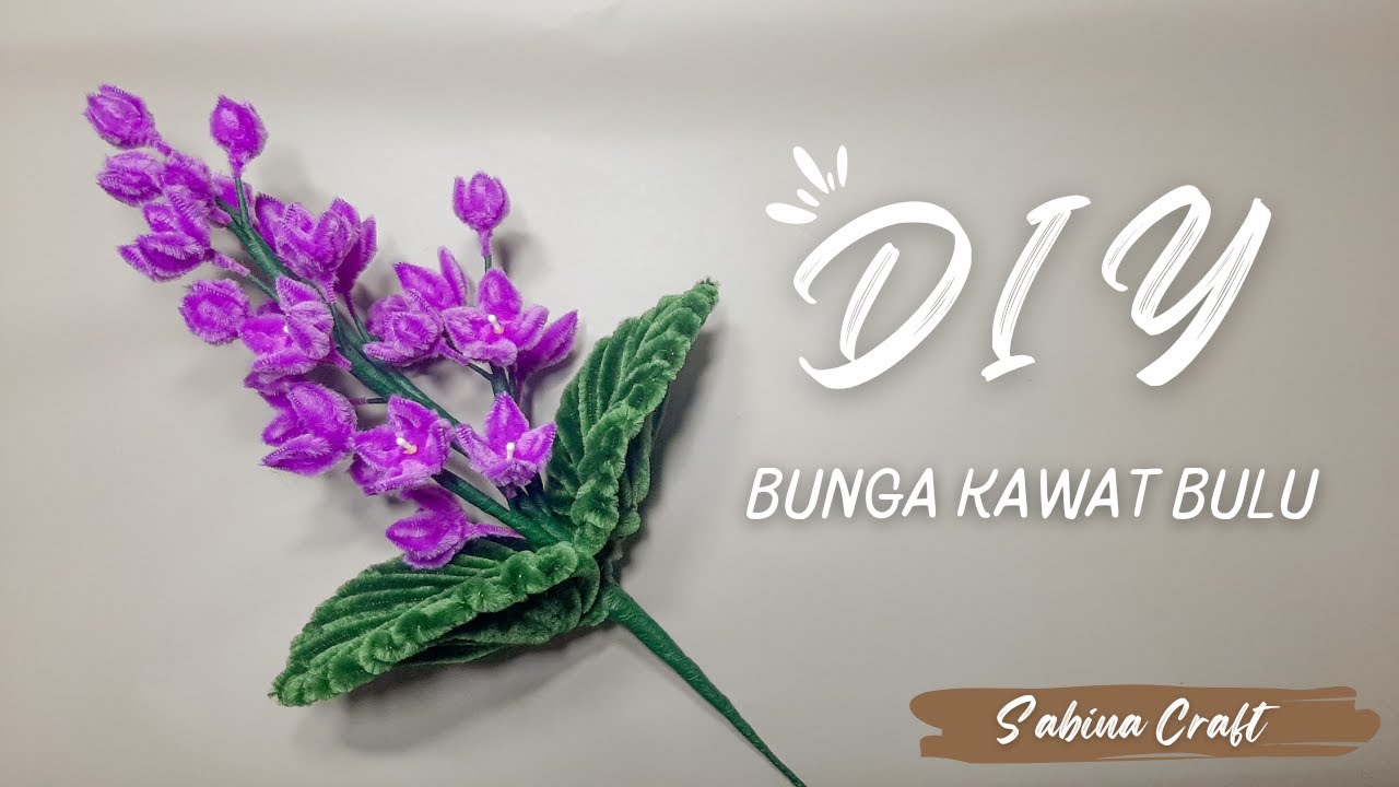 Ide Kreatif | Tutorial Membuat Kerajinan tangan dari Kawat Bulu | Ide ...