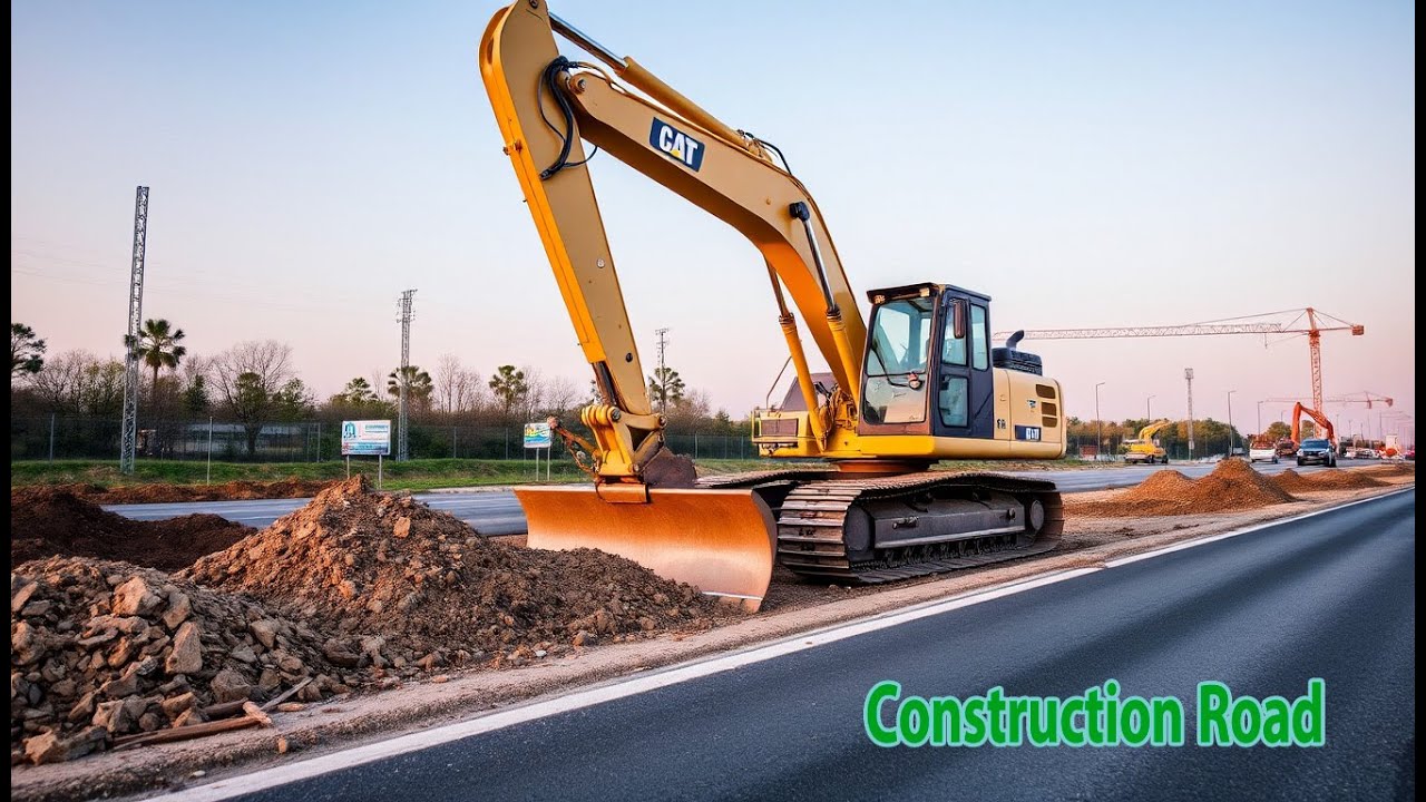 The Backbone Of Modern Road Construction Projects With New Tool - YouTube