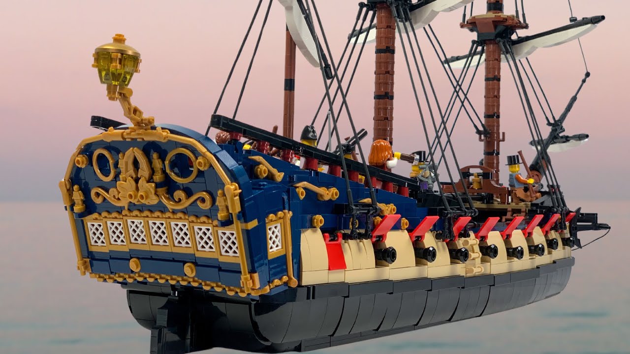 Privateer Frigate Fortuna - Completely REBUILT for Series 6! (LEGO ...