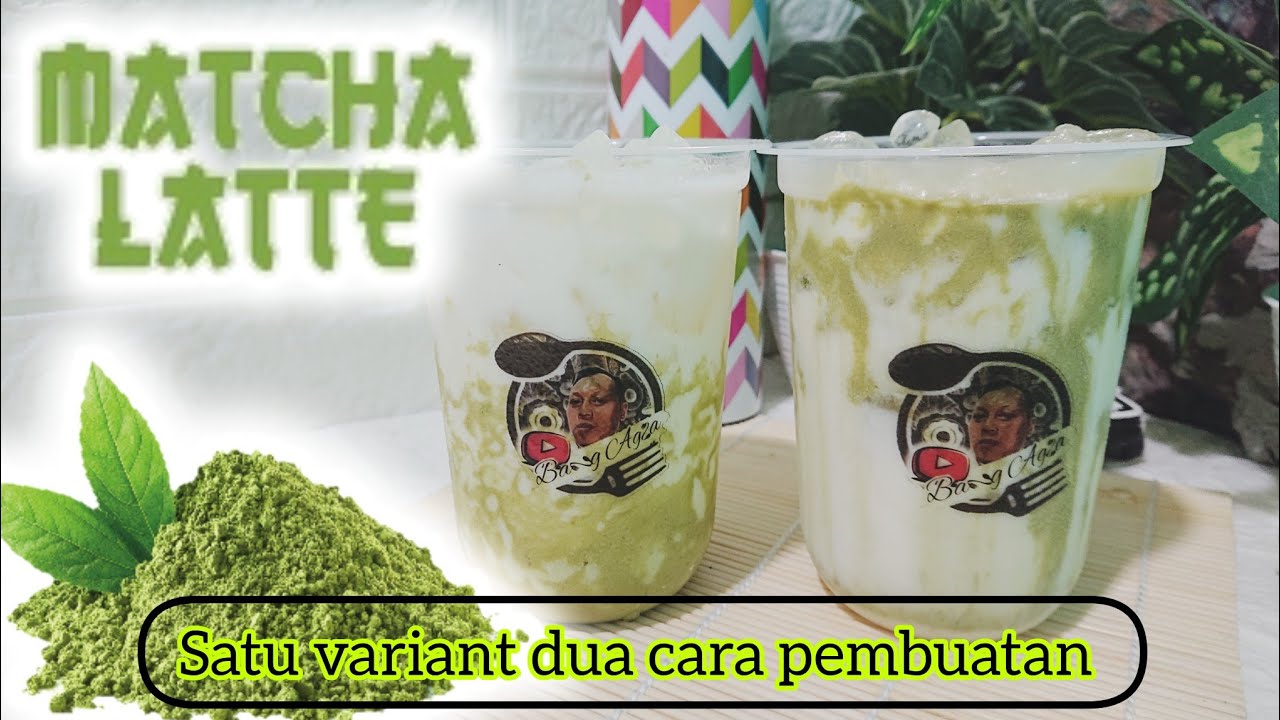 Cara Membuat Es Matcha Latte || Resep Minuman kekinian untuk jualan ...