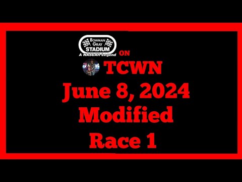 Bowman Gray Stadium Modified Race 1 on 6-8-2024 - YouTube