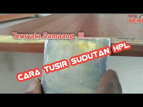 Cara simple Tusir Sudutan HPL ala Kang Hend #TusirDuco - YouTube