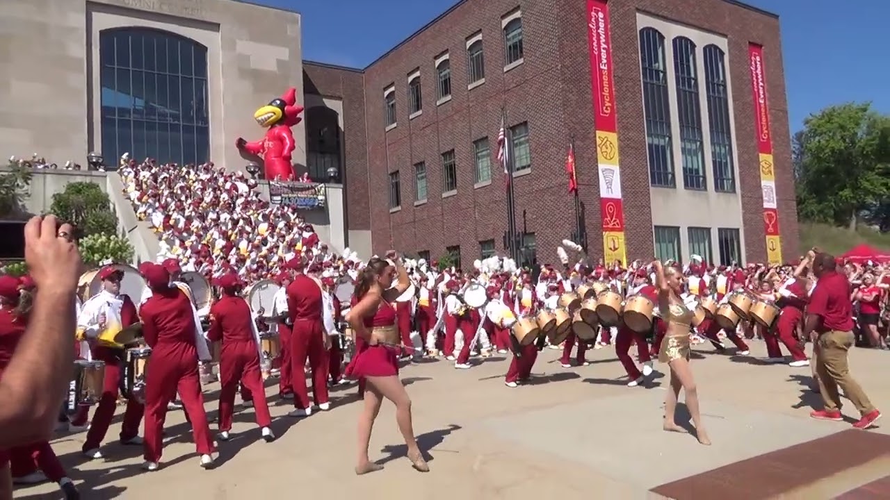Iowa State University Drumline - Cowbell! (Sept. 3, 2022) - YouTube