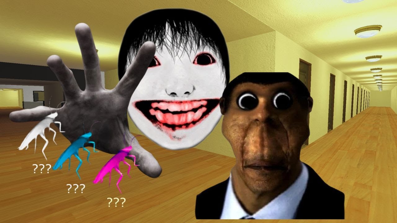 Obunga V/S Yoshie, Cockroach & Scary Hand gmod #gmod #garrysmod # ...