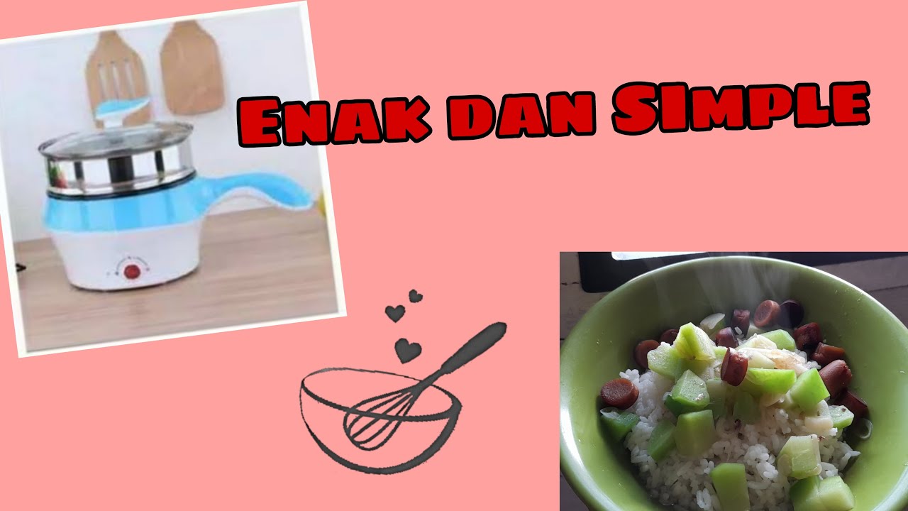 Masak sayur di panci listrik - YouTube