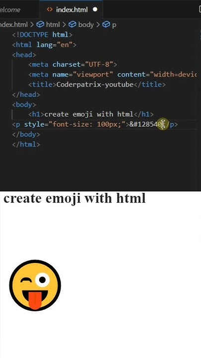 How to create Emoji 🤔Using Html Css 👨‍💻 - YouTube