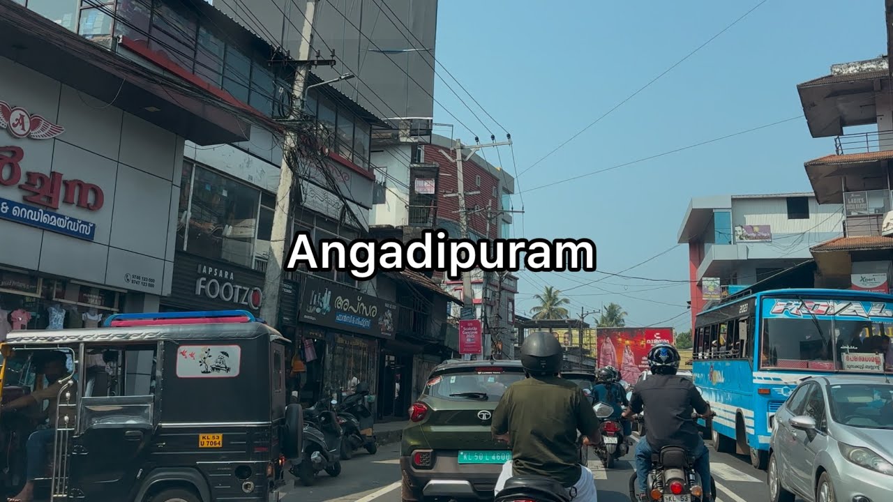 Angadipuram city tour | Malappuram district | Kerala | 4K - YouTube
